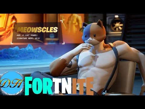 Die Mythische Muskel Kater Boss Skin Challenge In Fortnite - YouTube