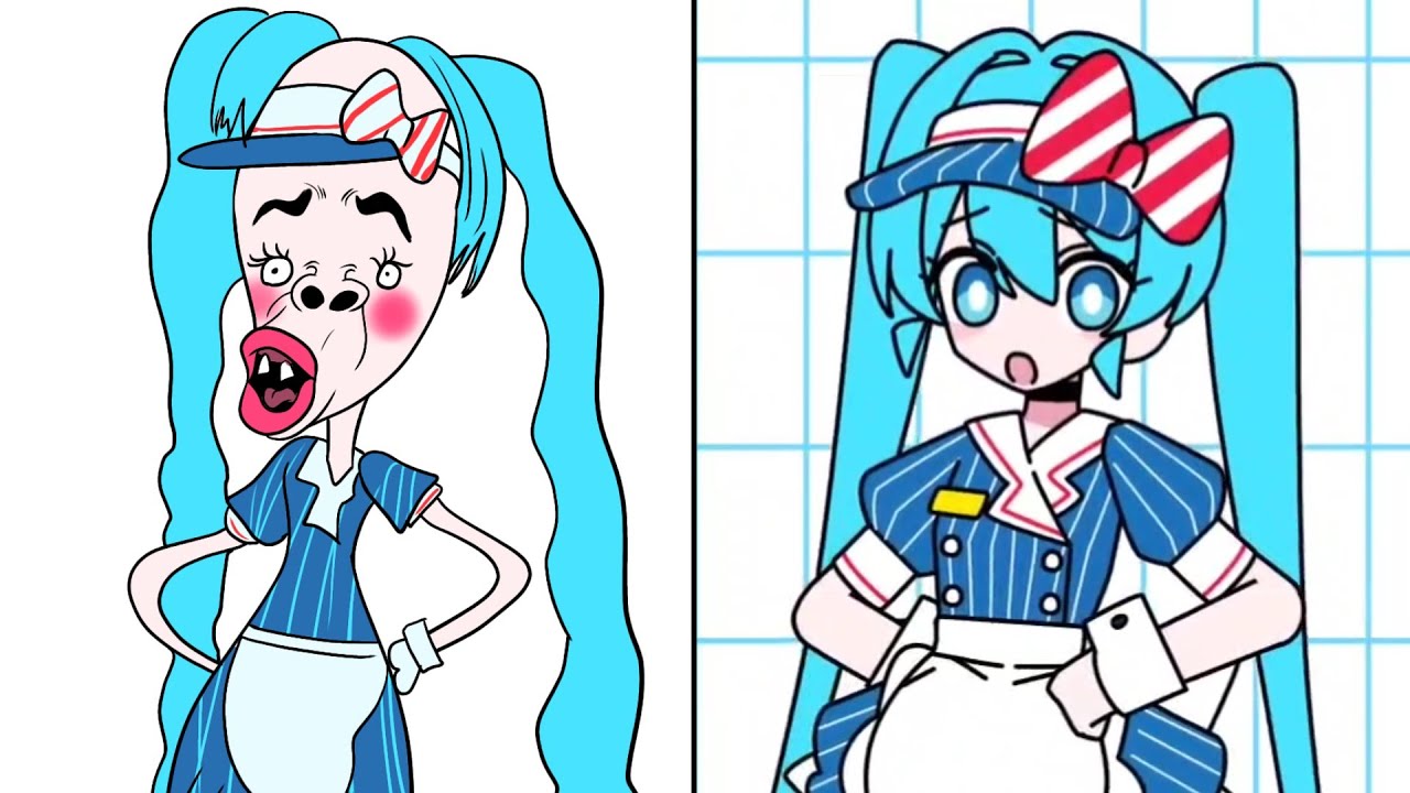 Mesmerizer Hatsune Miku Drawing Meme - YouTube