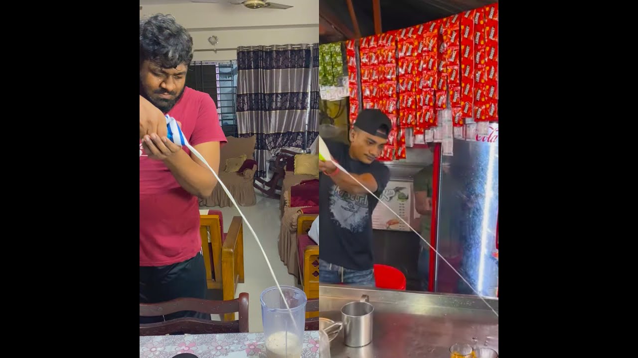 I tried to make the famous boost milkshake at home - YouTube