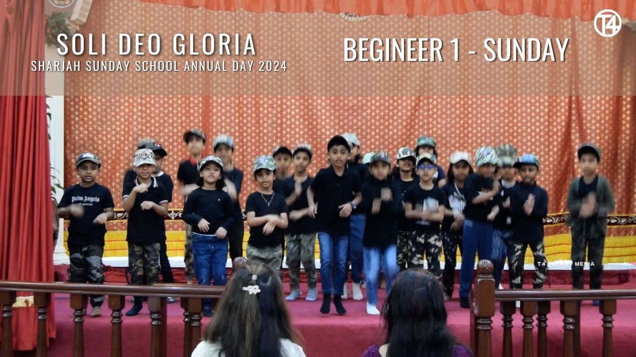 BEGINNER 1 - SUNDAY - ACTION SONG | Soli Deo Gloria | Sharjah Sunday ...