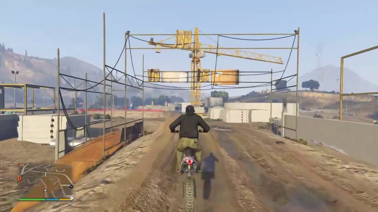 GTA 5 ultimate dirt bike trail - YouTube