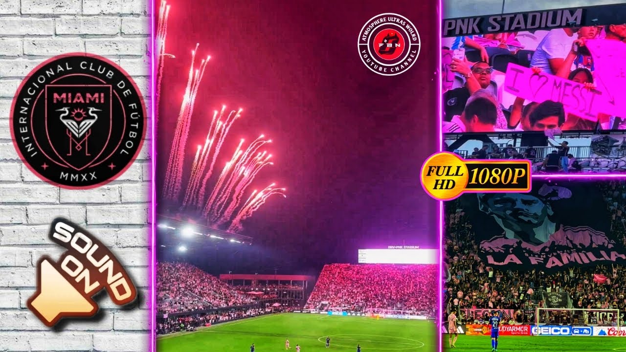 ⚫🟣 INTER MIAMI FANS CELEBRATE GOAL LIONEL MESSI IN DRV PNK STADIUM ...