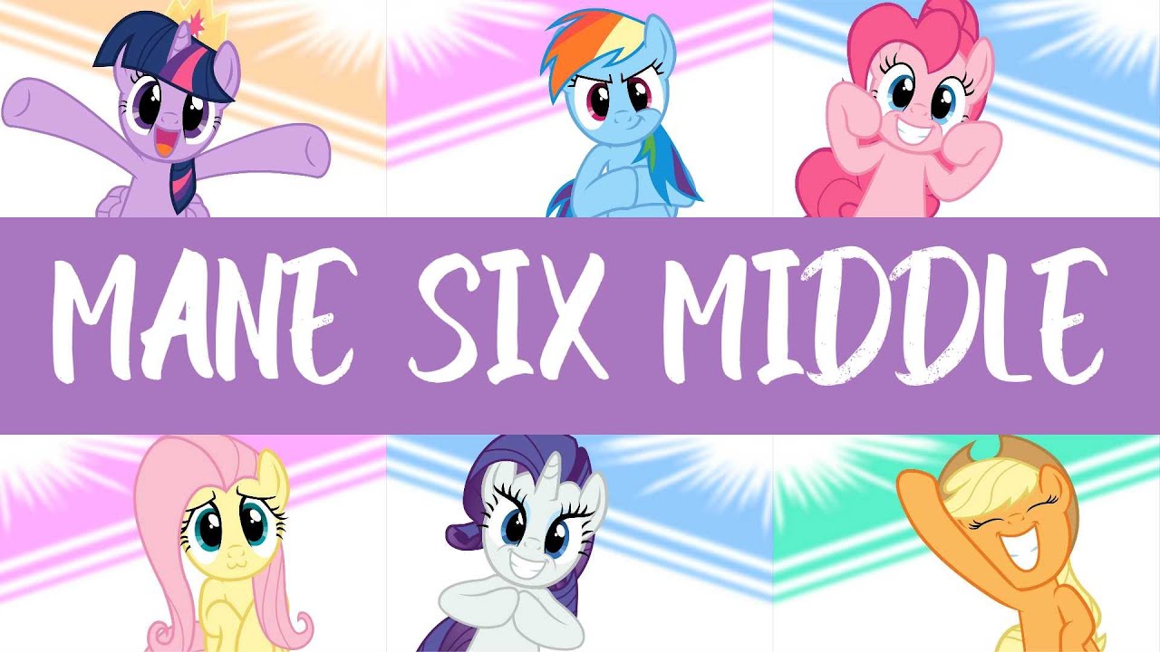 Mane Six Middle Pony Middle Compilation YouTube mane-six-middle-pony-middle-compilation-youtube
