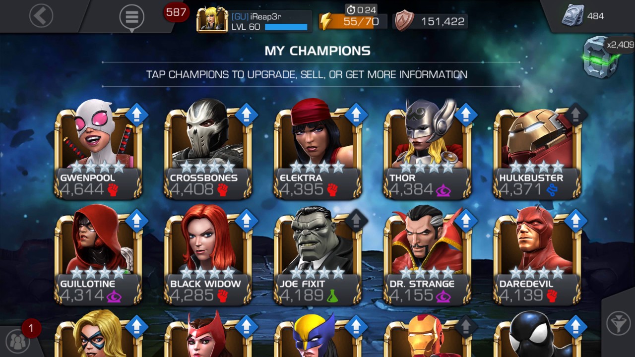 Mcoc Rank Up For Utility! - YouTube