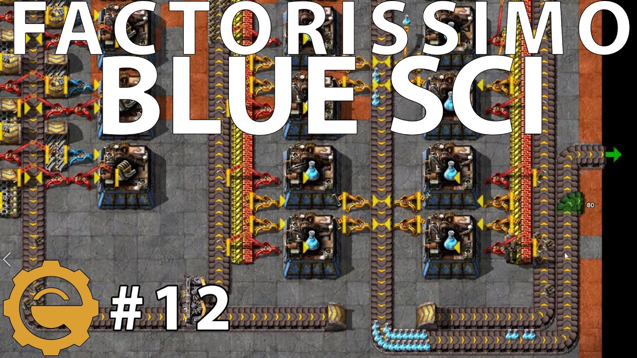 Blue science | Factorio Factorissimo #12 - YouTube