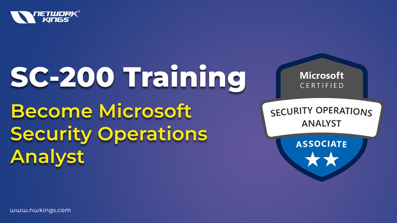 Microsoft SC-200 Training | Become Security Operations Analyst ...