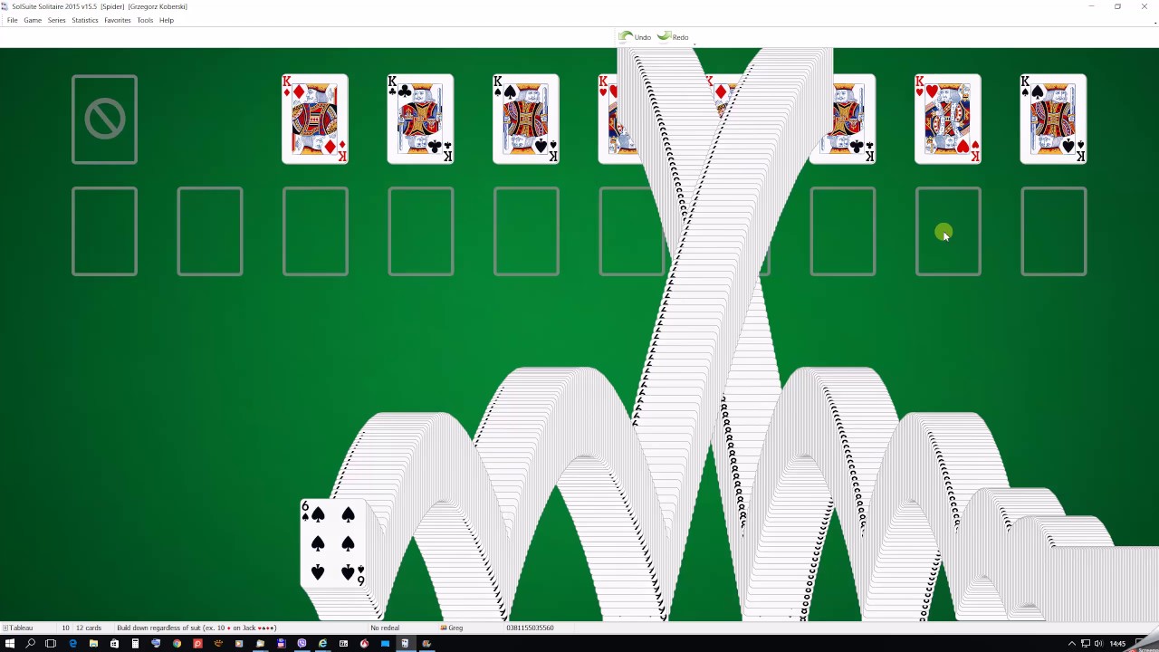Solitaire Spider 4 Suite - all at the end of - YouTube