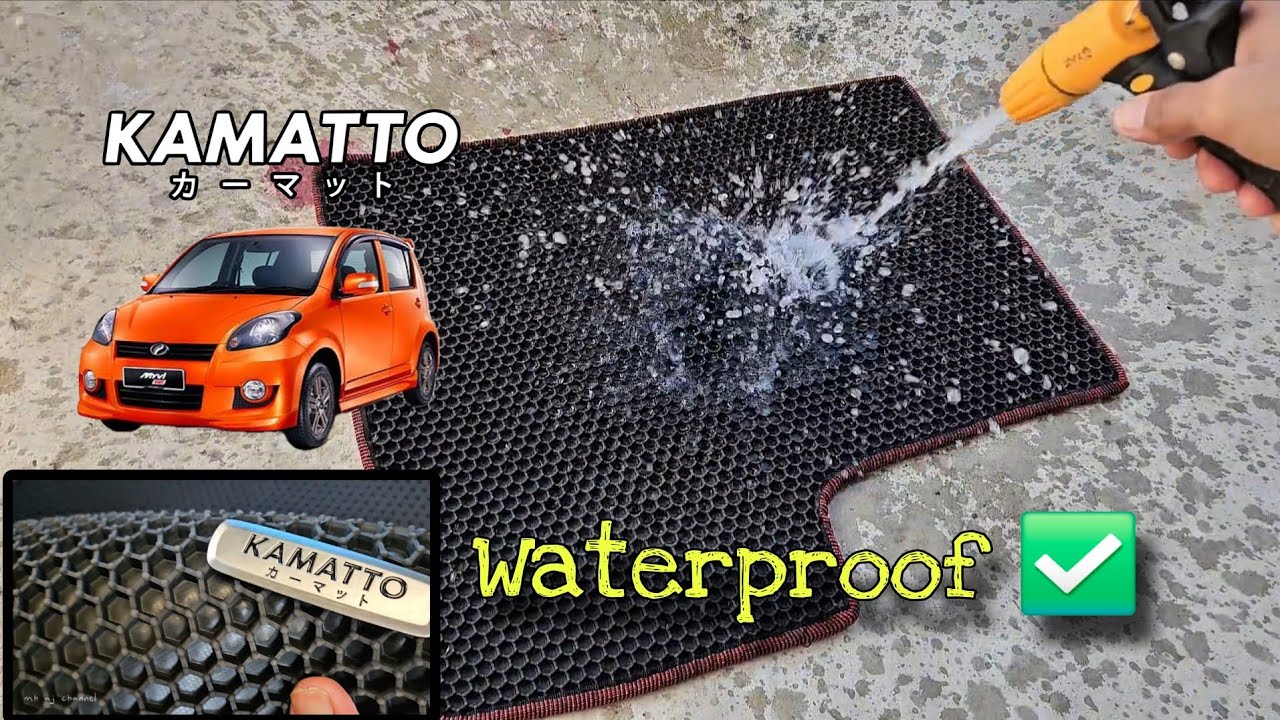 Pasang Car Mat Kamatto untuk Myvi || nampak kemas - YouTube