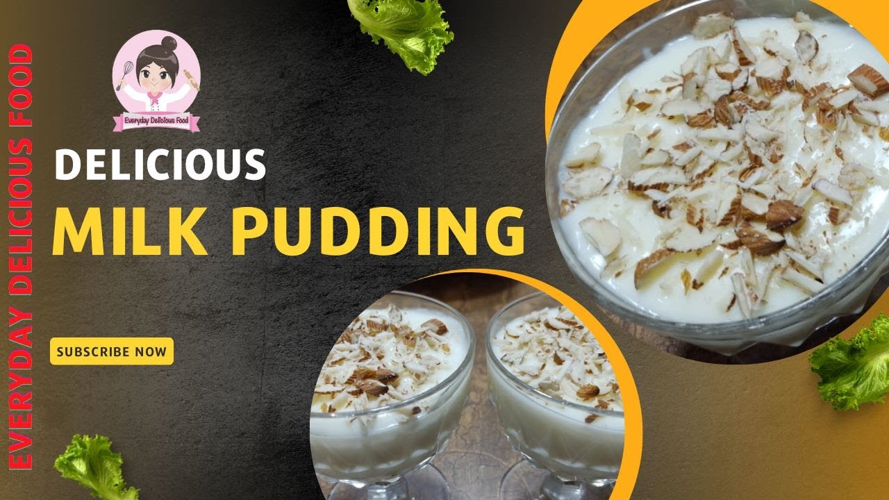 Creamy Milk Pudding Recipe - YouTube