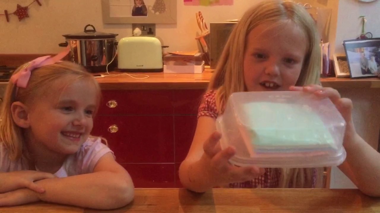 Savannah Ava and Eva talk slime - YouTube