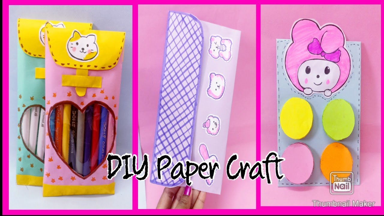 10 Super Easy Diy Paper Craft Ideas For Kids Sad To