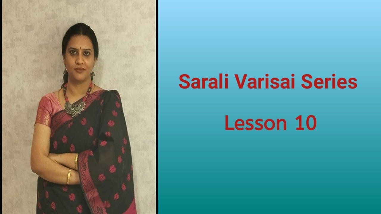 Sarali Varisai Series Lesson 10 - YouTube