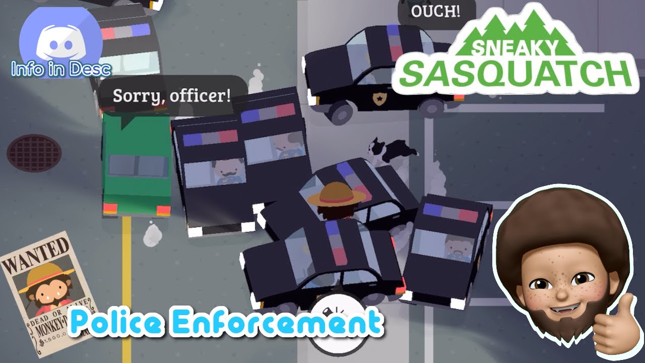 Sneaky Sasquatch Fun - Police Enforcement | How to have lot of police ...