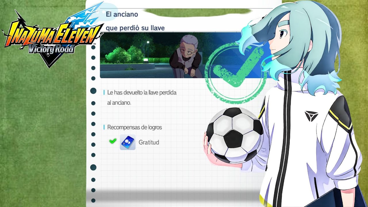Misión secundaria: El anciano que perdió su llave | Inazuma Eleven ...