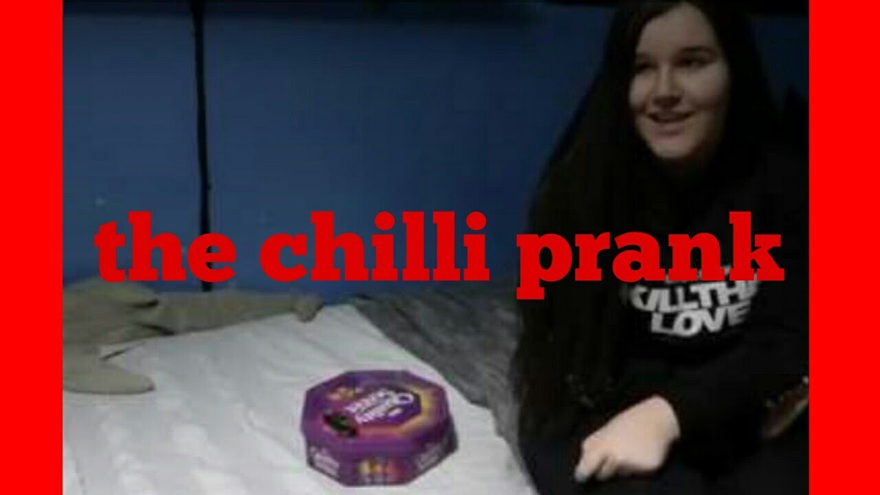 My Girlfreind Pranked Me Chilli Prank Youtube