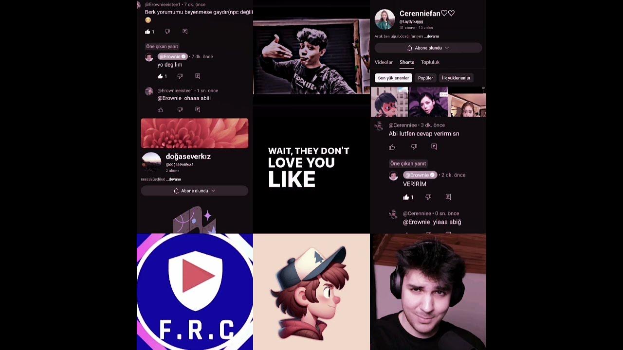 Görun@Erownie @dipperbruh @f.r.c13g @baldiback @Thanosvekualashipp5 @Topfanıyım - YouTube