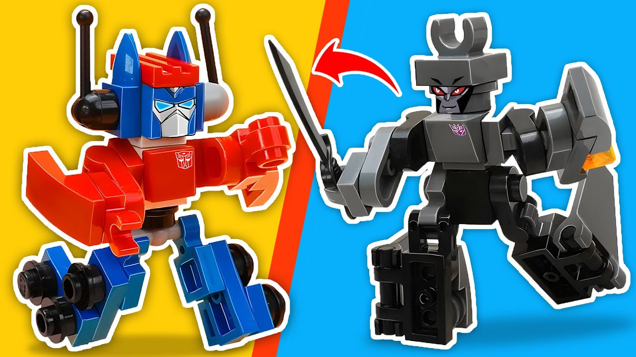 Transformers in LEGO: Optimus Prime and All Characters Speed Build ...