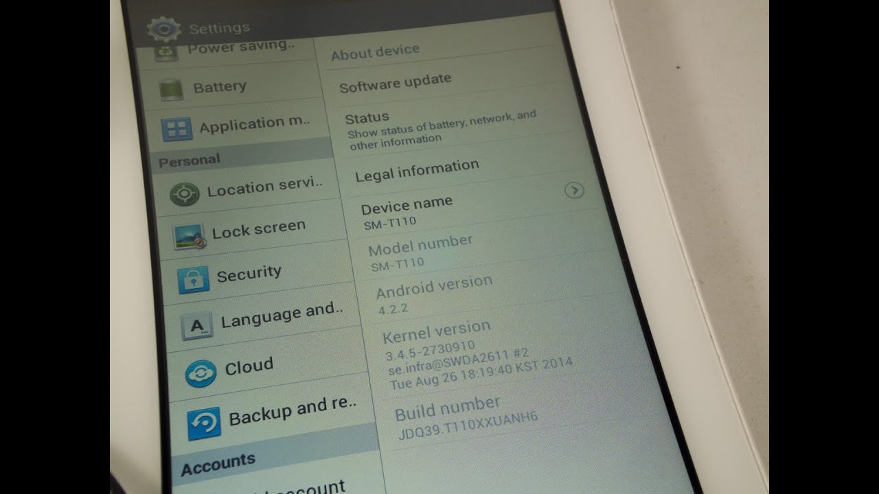 40881 - Samsung Galaxy Tab 3 Lite SM-T110 8GB, Wi-Fi, 7in - White ...