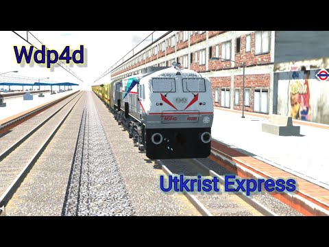 Wdp4d with Utkrist Express with Mumbai Central Valsad Route. Indian ...