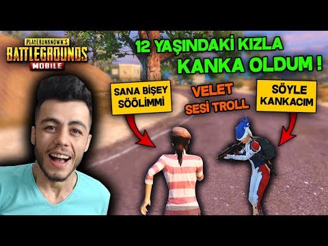 VELET SESİYLE KIZLA KANKA OLDUM ! (SÜPRİZ SONLU) - PUBG Mobile