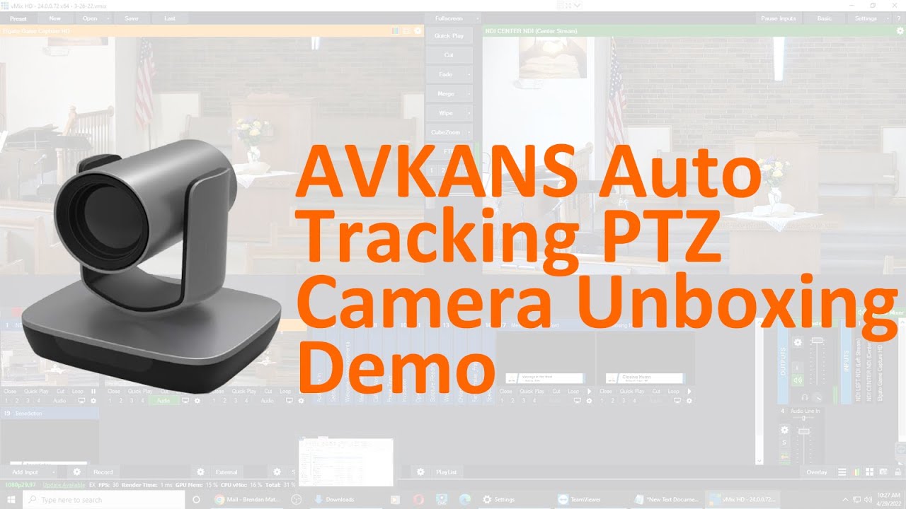 Avkans Auto Tracking PTZ Camera for Live Streaming | Unboxing, Review ...