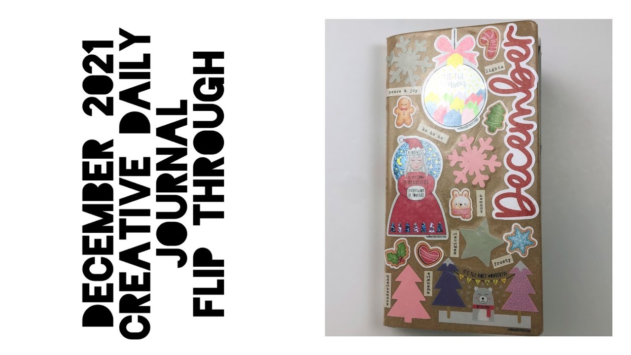 Creative Daily Journal Flip Through December 2021 - YouTube