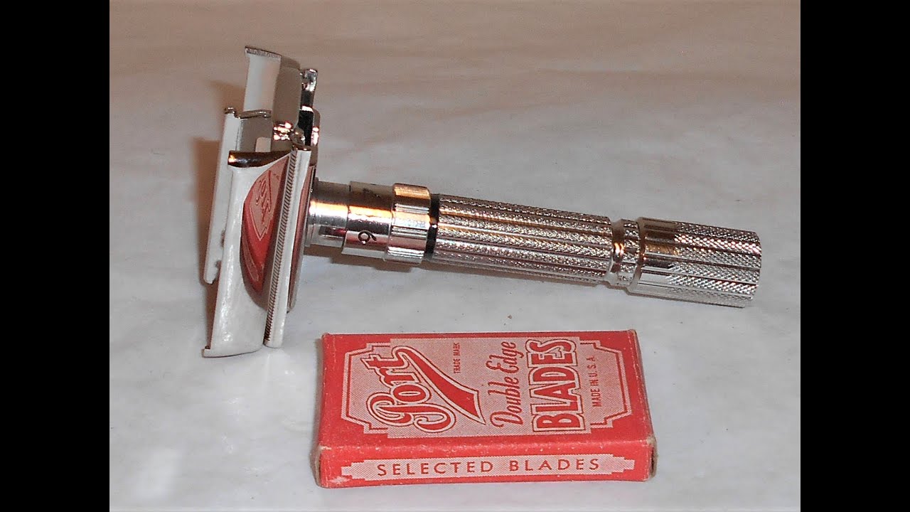 Gillette 1960 Fat Boy Razor TTO Adjustable Replated Platinum F4–PL2 ...