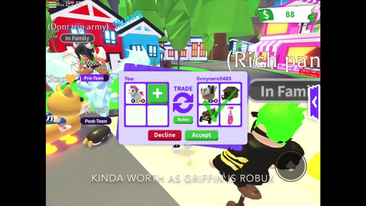 What people trade for a neon uni!!! - YouTube