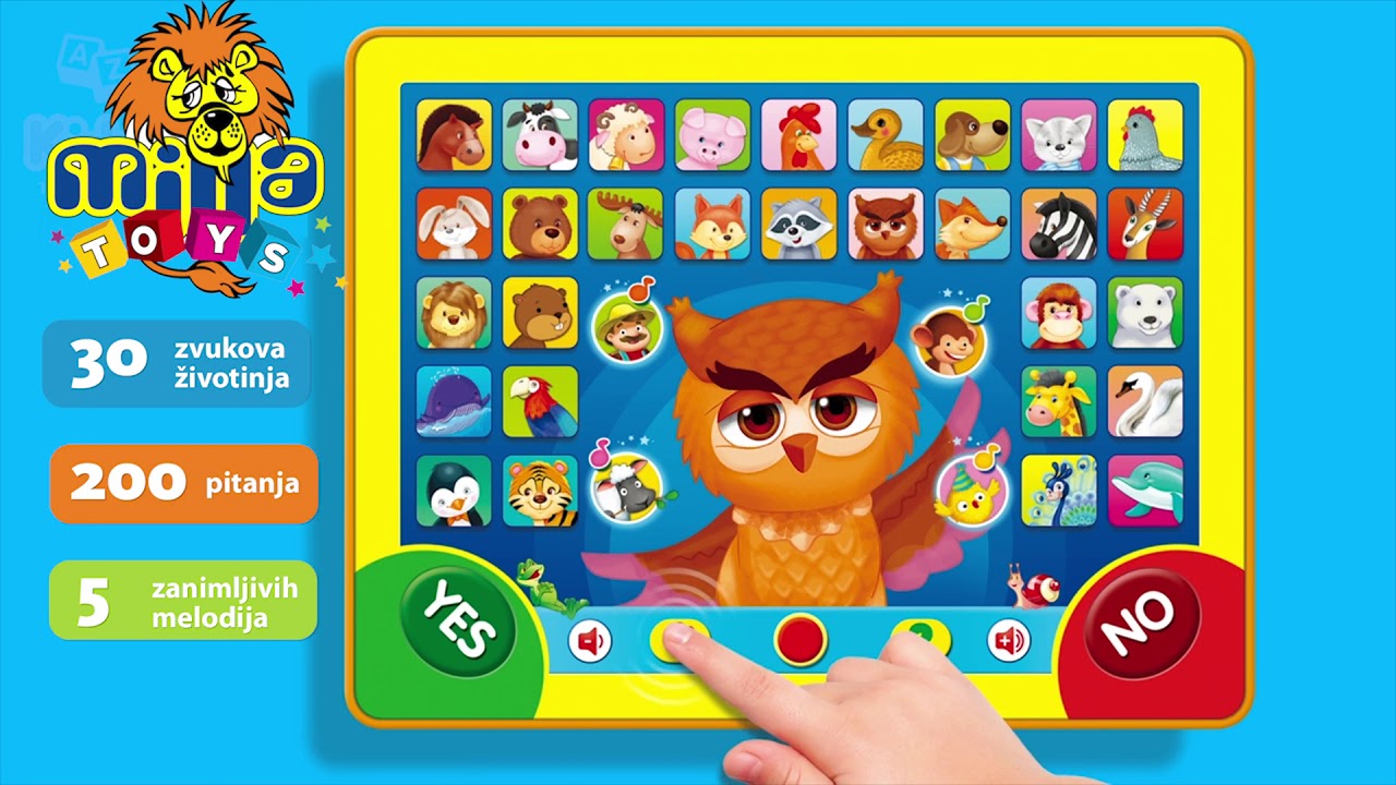 Dečiji tablet SOVA PAMETNICA - YouTube