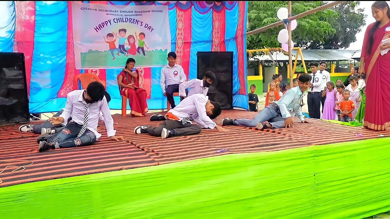 Grade 10 students dance performance ️#Children'sDay #comedydance 🤣 ...