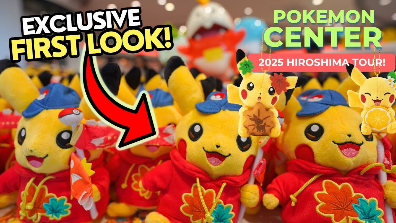 👀FIRST LOOK at the NEWEST Pokémon Center in Japan! (So much Exclusive ...