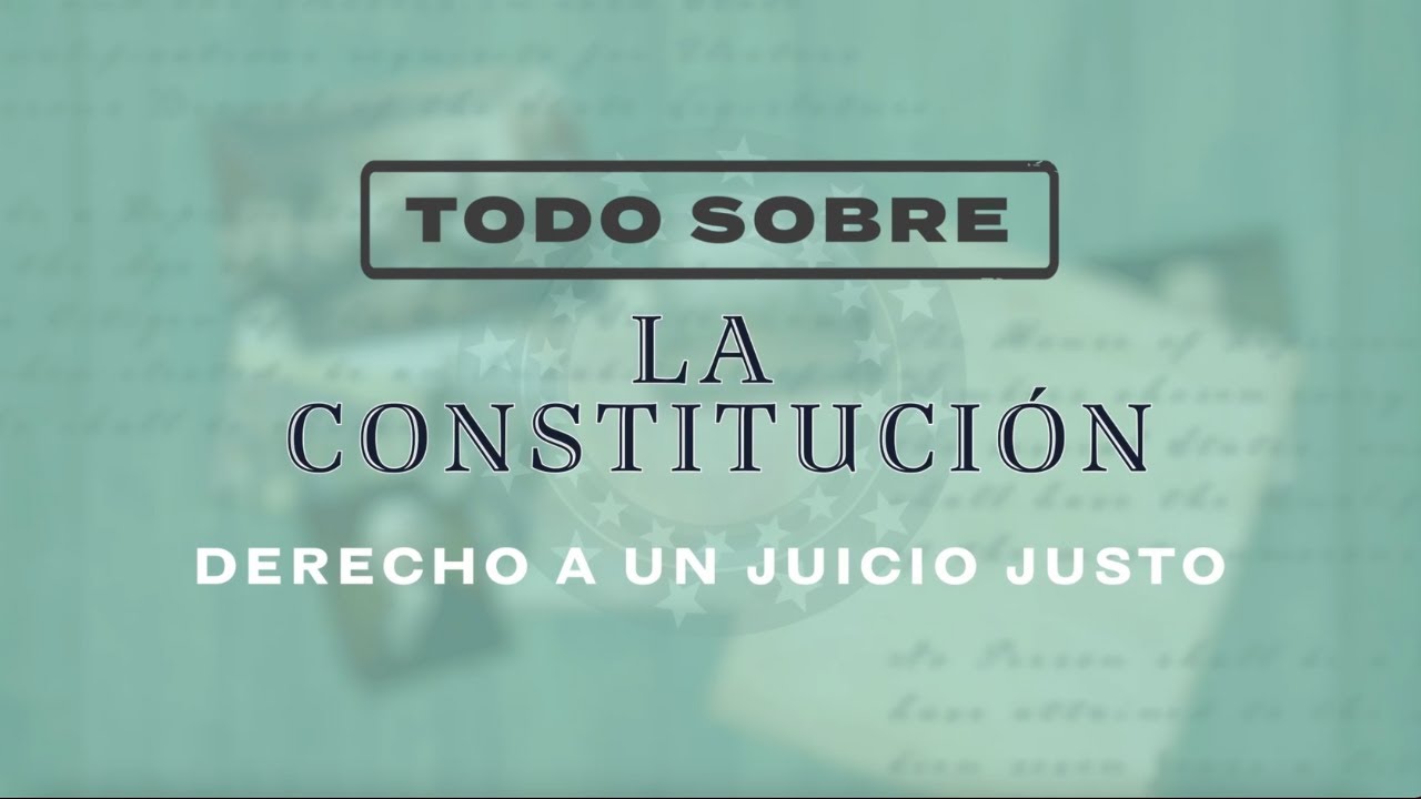 Derecho a un juicio justo - YouTube