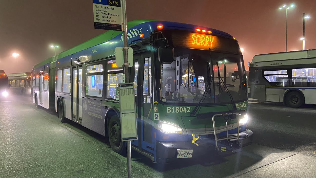 Port Coquitlam Translink 2018 New Flyer XDE60 P18042 on 701 Coquitlam ...