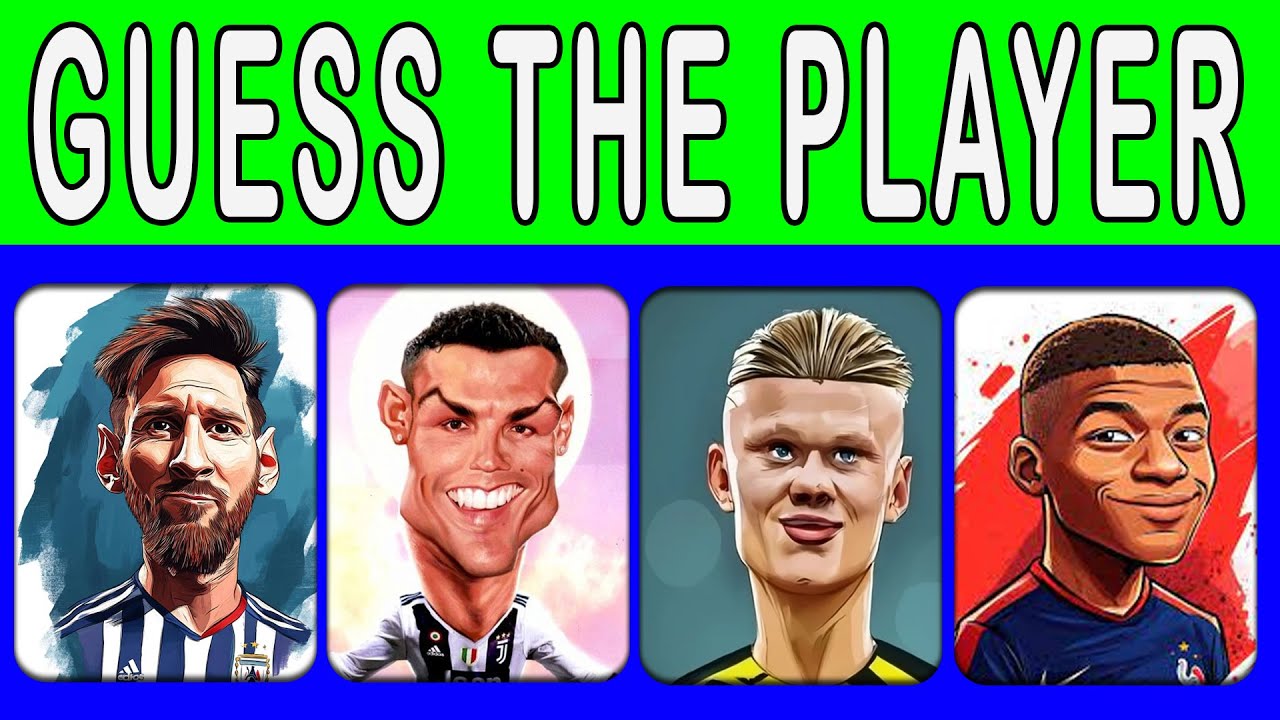Guess the Football Player Challenge! Can You Name Them All? ⚽ | Quiz ...
