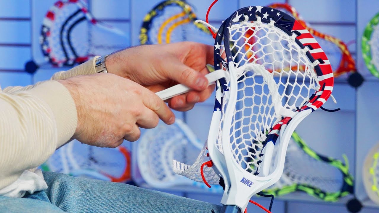 Stringing Our Giveaway Head - YouTube