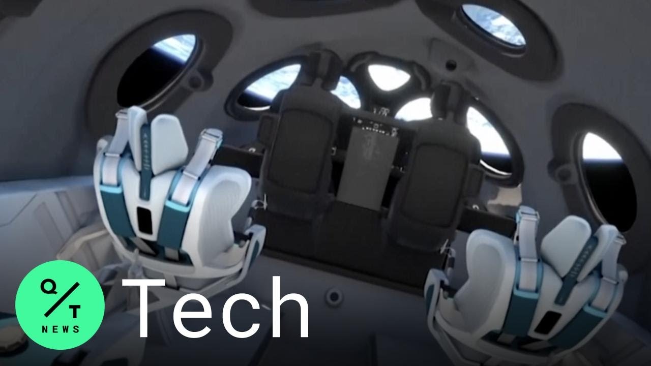 Virgin Galactic Unveils Cabin Interior Of Its Spaceshiptwo Youtube