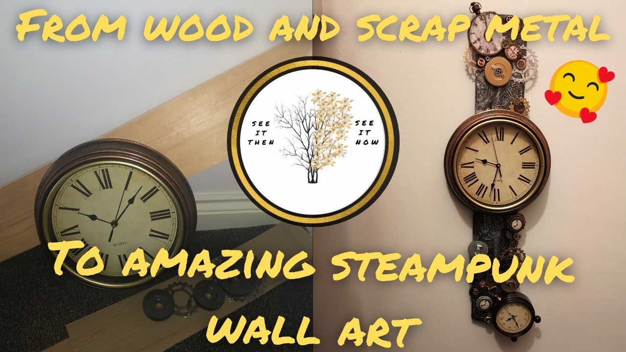 Steampunk Clock Build: From Scrap to amazing Timepiece - YouTube