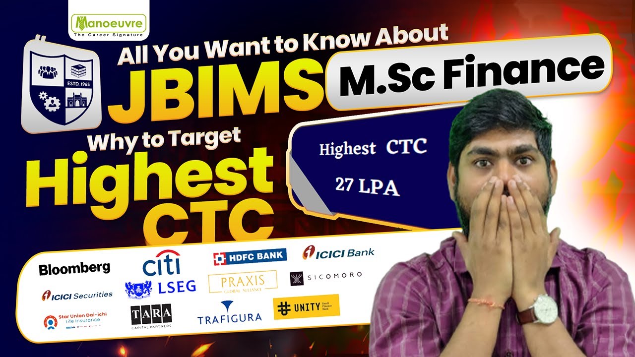JBIMS M.Sc Finance Program - Why Target M.Sc Finance Program ...