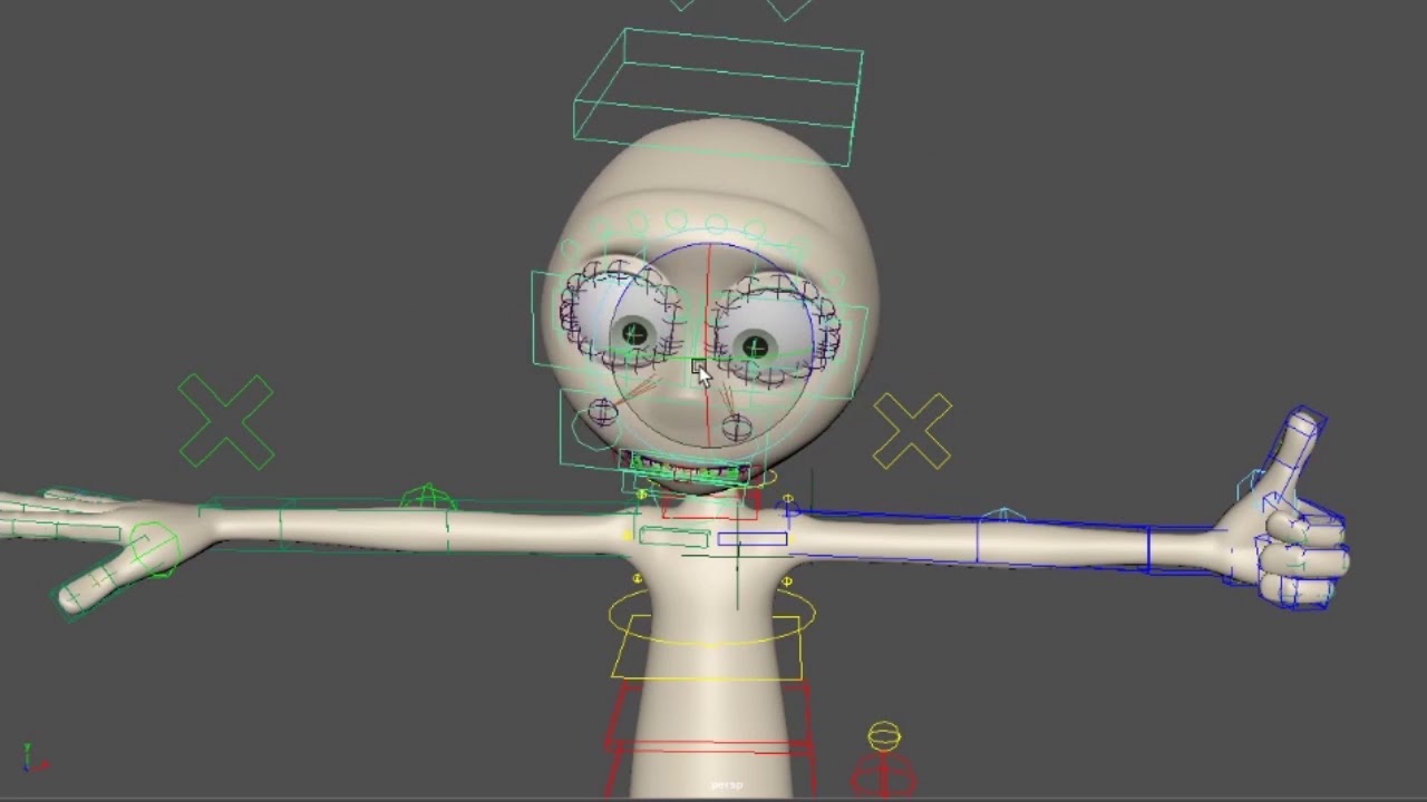 Character rigging - YouTube