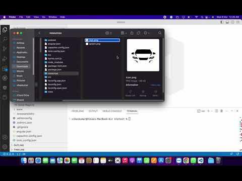 how to create custom icon and splash for ionic capacitor application - YouTube