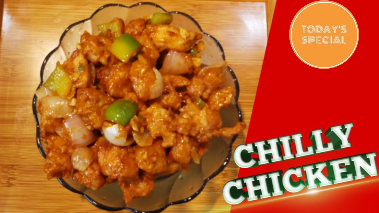 Chilly chicken Recipe | Crispy Chilly Chicken 🍗 | Today's Special - YouTube