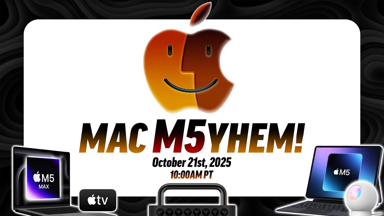 Apple October Event will be INSANE - M5 MacBook Pro COMING! - YouTube