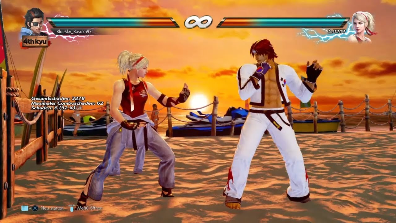 Romantic Walk at the Beach in Tekken be Like - YouTube