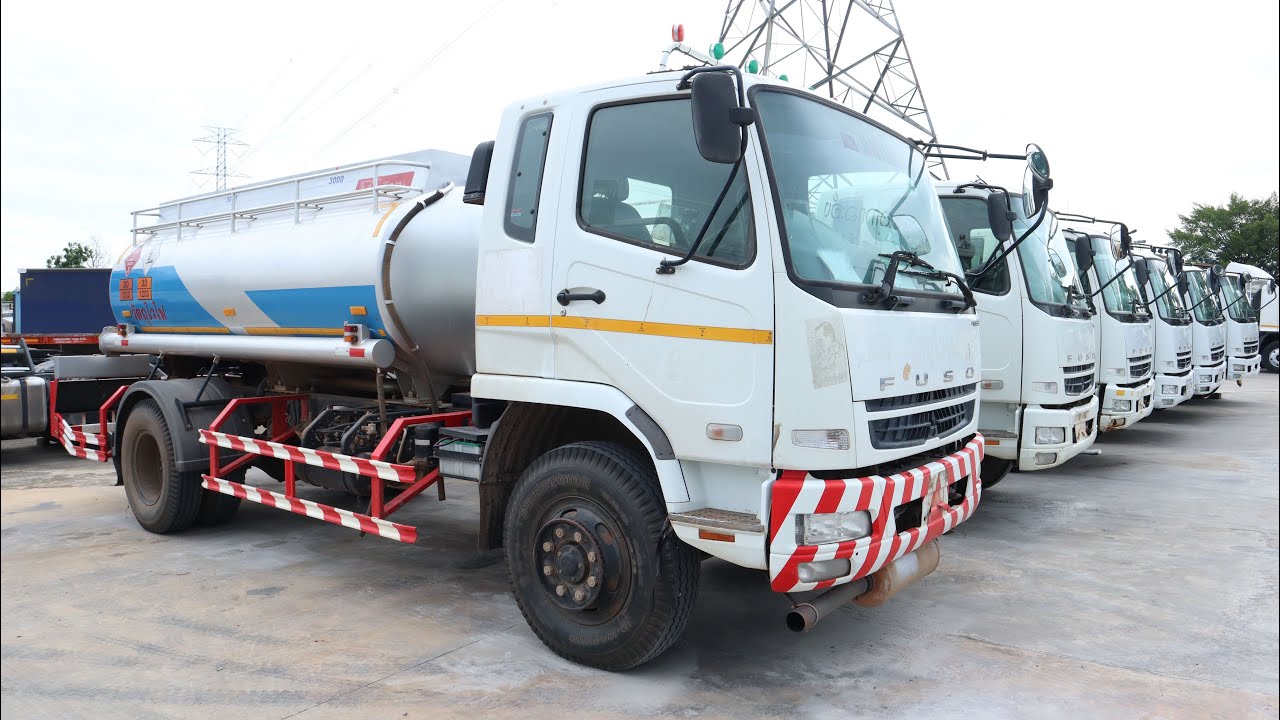 FUSO 240แรง แท้งค์น้ำมัน 6,000ลิตร และ10ล้อ รถน้ำ2คัน ปี59 ใช้งานน้อย ...