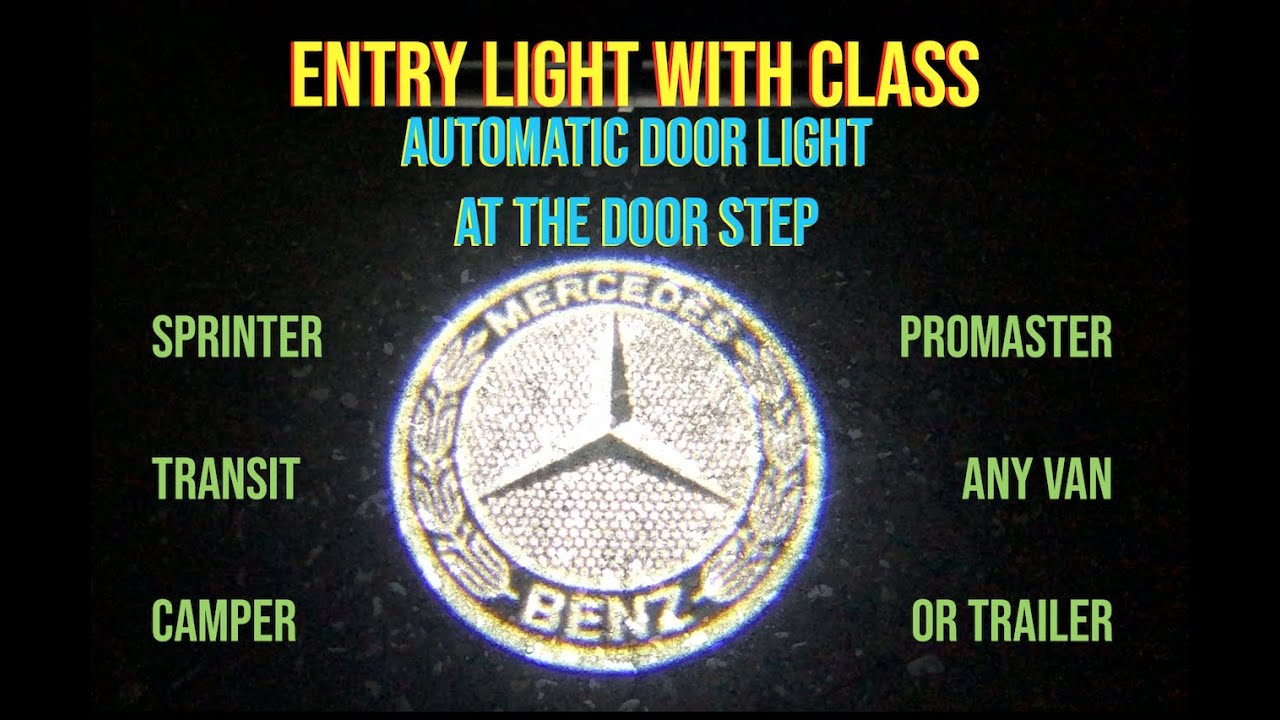 Van Outdoor Step Lighting, Automatic Classy Mercedes Light on a T1N ...
