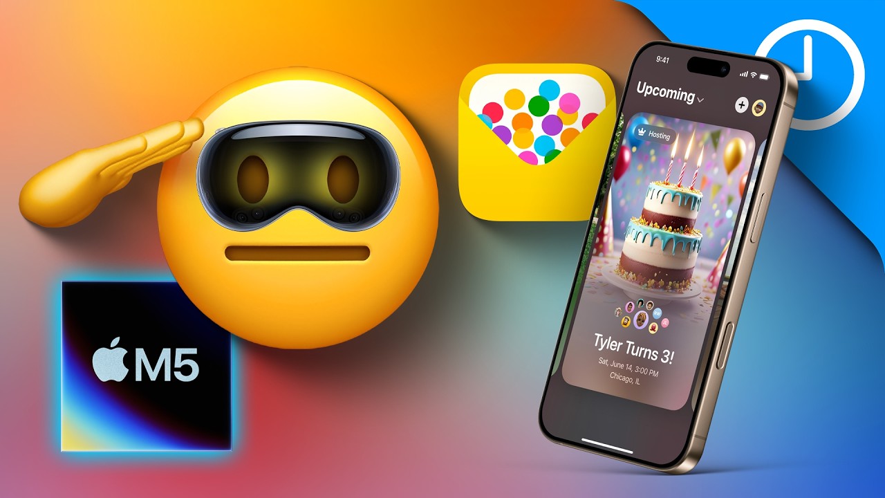 Apple Invites App Is Better Than We Think, M5 Chip in Vision Pro & More ...