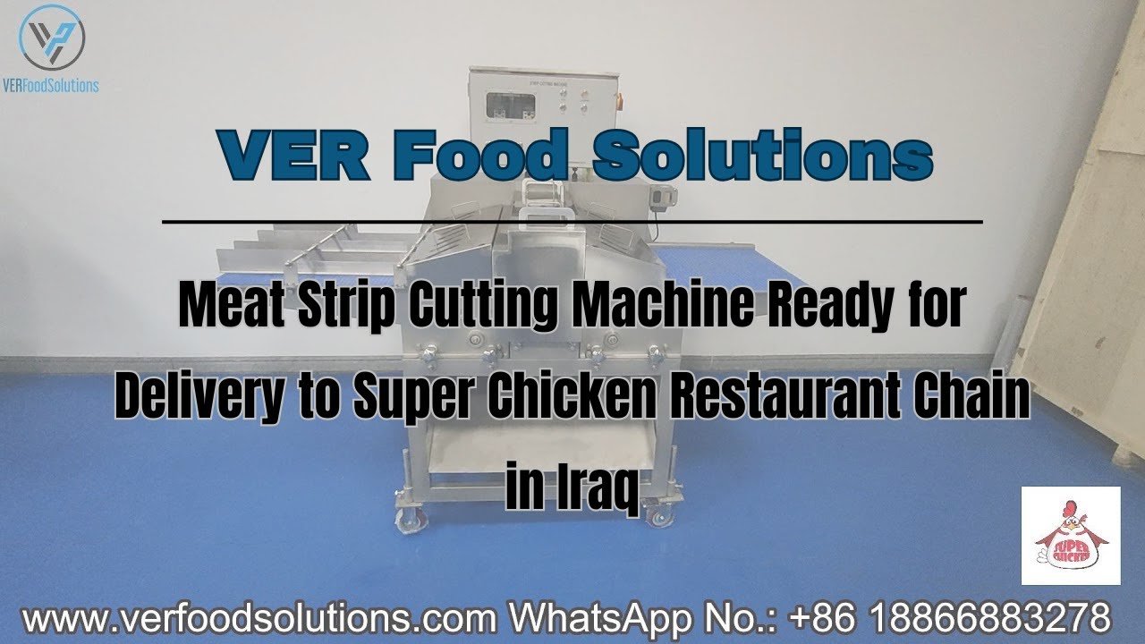 Meat Strip Cutting Machine Ready for Delivery to Super Chicken ...
