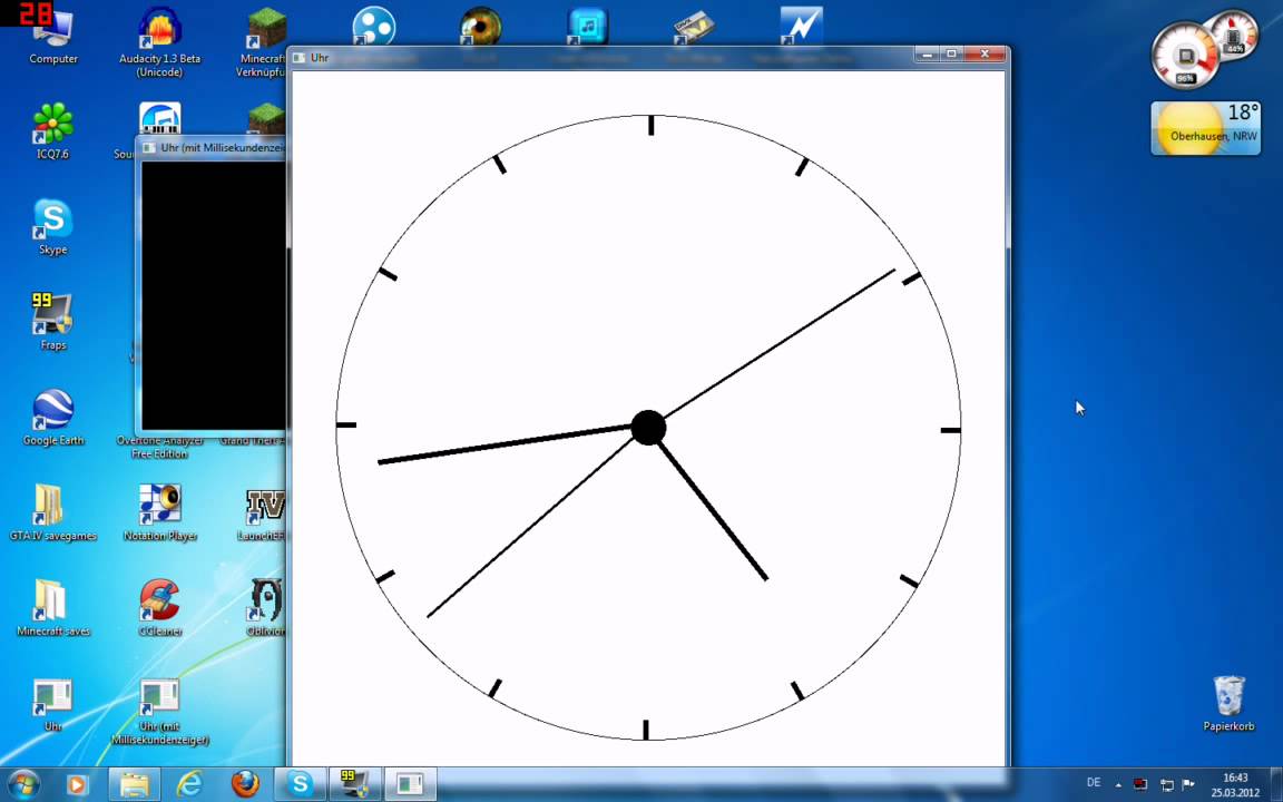 C++ SFML Program - Clock - YouTube