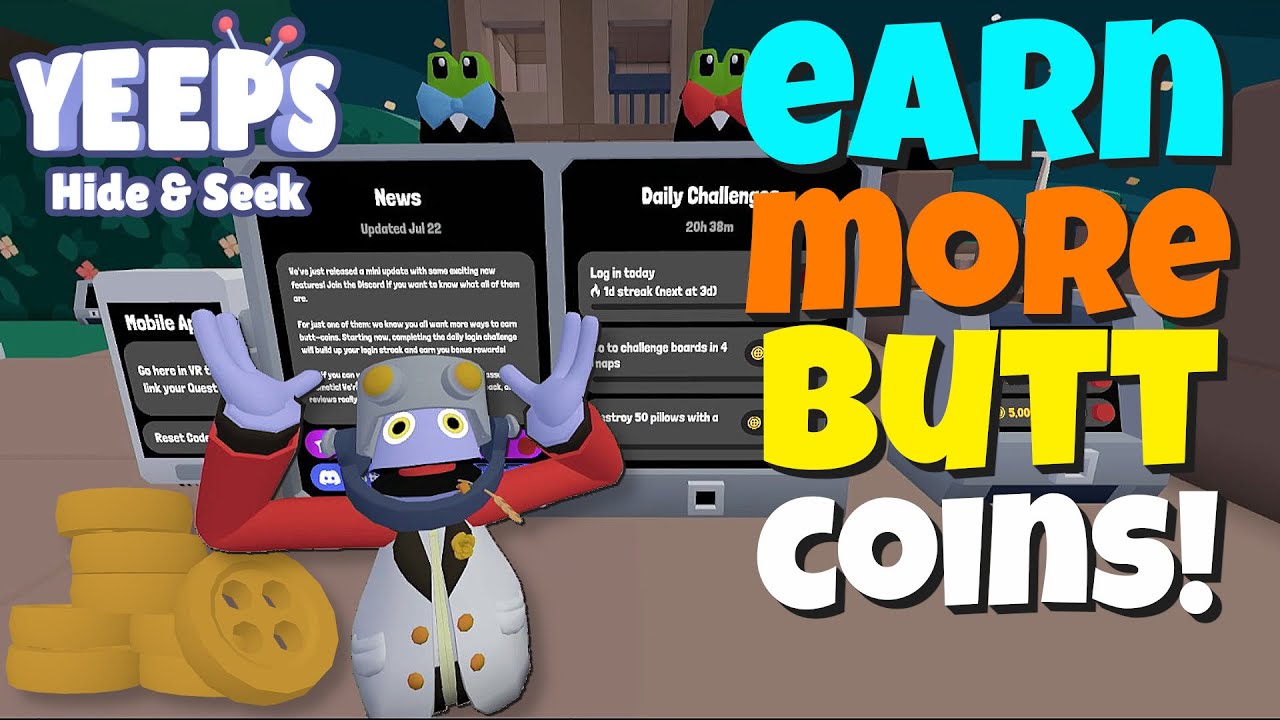 Get Butt Coins Faster (Yeeps: Hide & Seek) How Streaks Work - YouTube