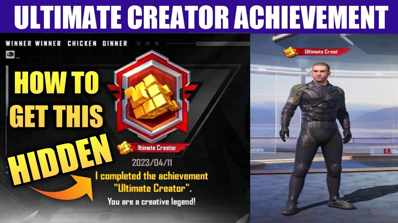 Ultimate Creator New HIDDEN Achievement In Pubg Mobile 😱| How To ...